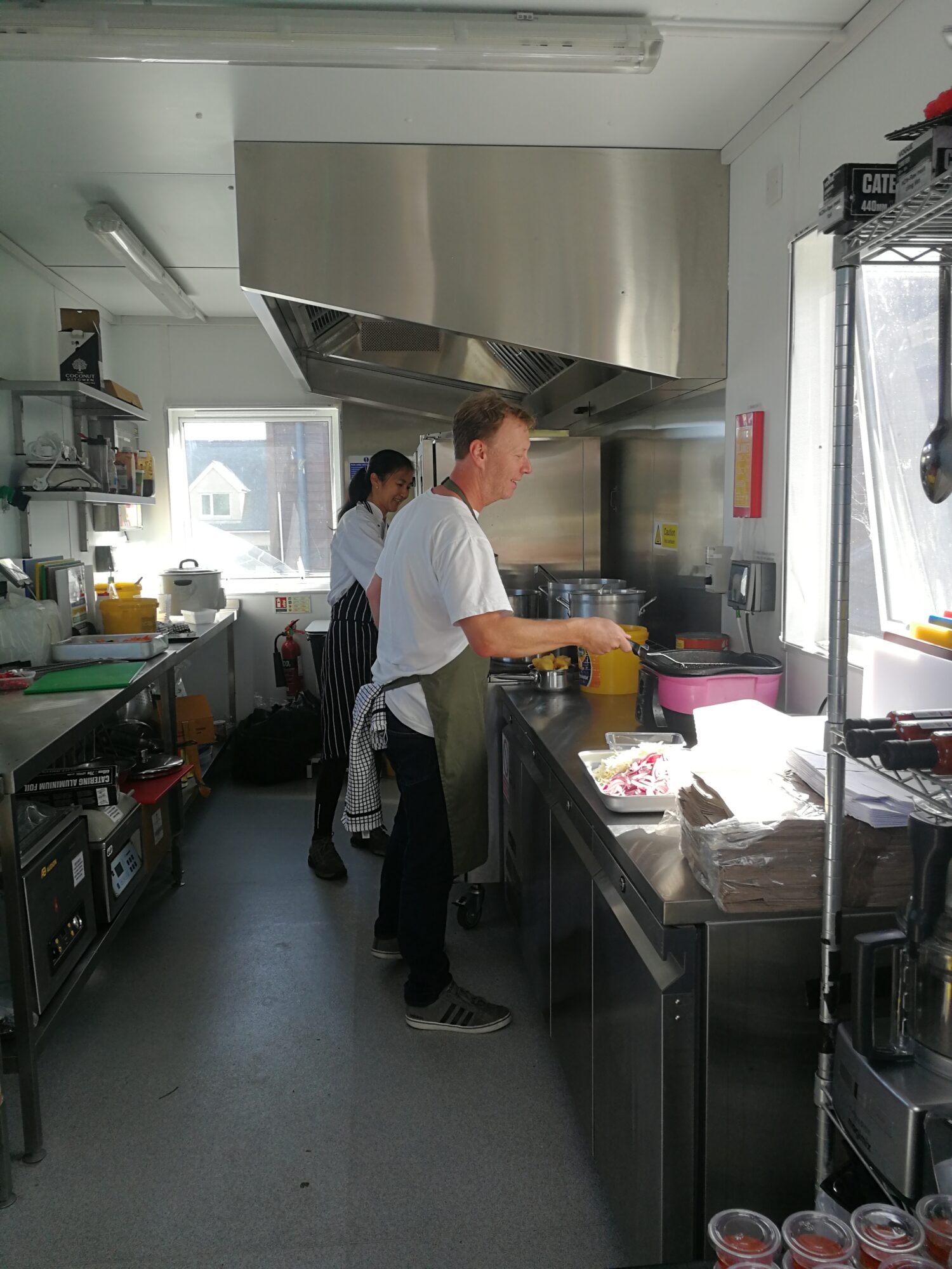 Menter Môn - Pop-up takeaway a huge success at Egin Cegin